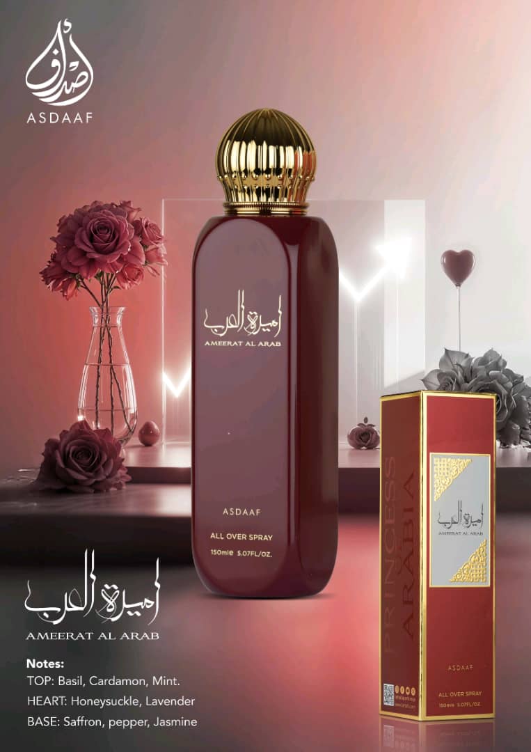 ALL OVER SPRAY AMEERAT AL ARAB - Lattafa Perfumes Nigeria